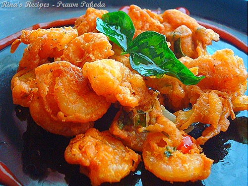 Rina's Recipes: Prawn Pakora or Shrimp Fritters